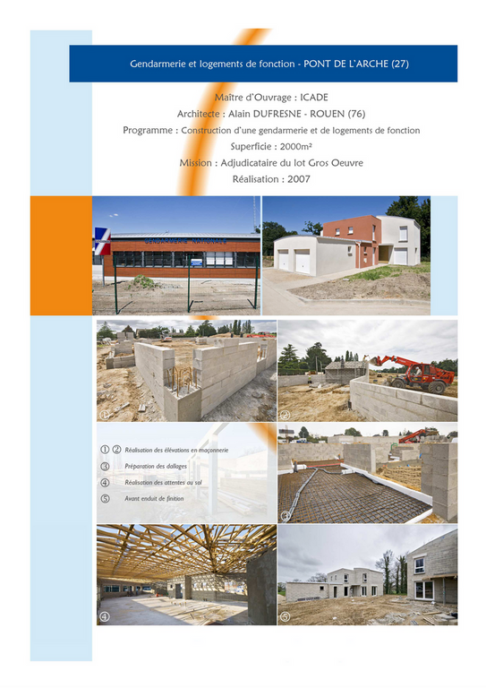 Les réalisations du Cabinet CRC ingénieur béton et structure